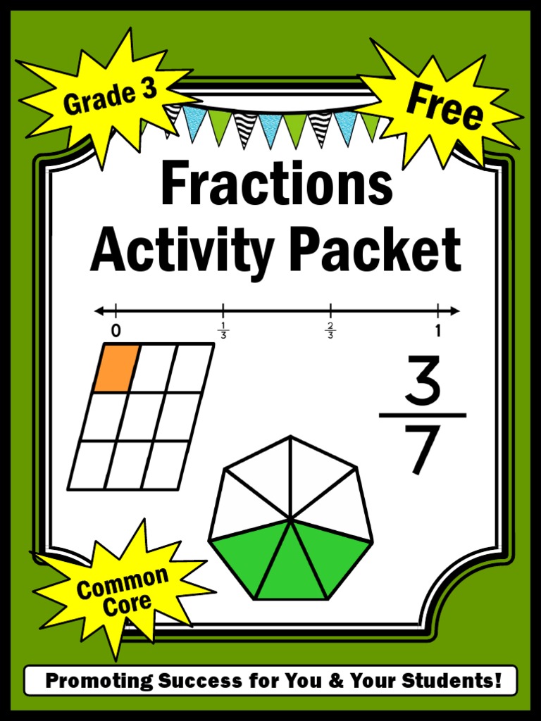 Fractions Activity Packet: Promoting Success For You & Your Students ...