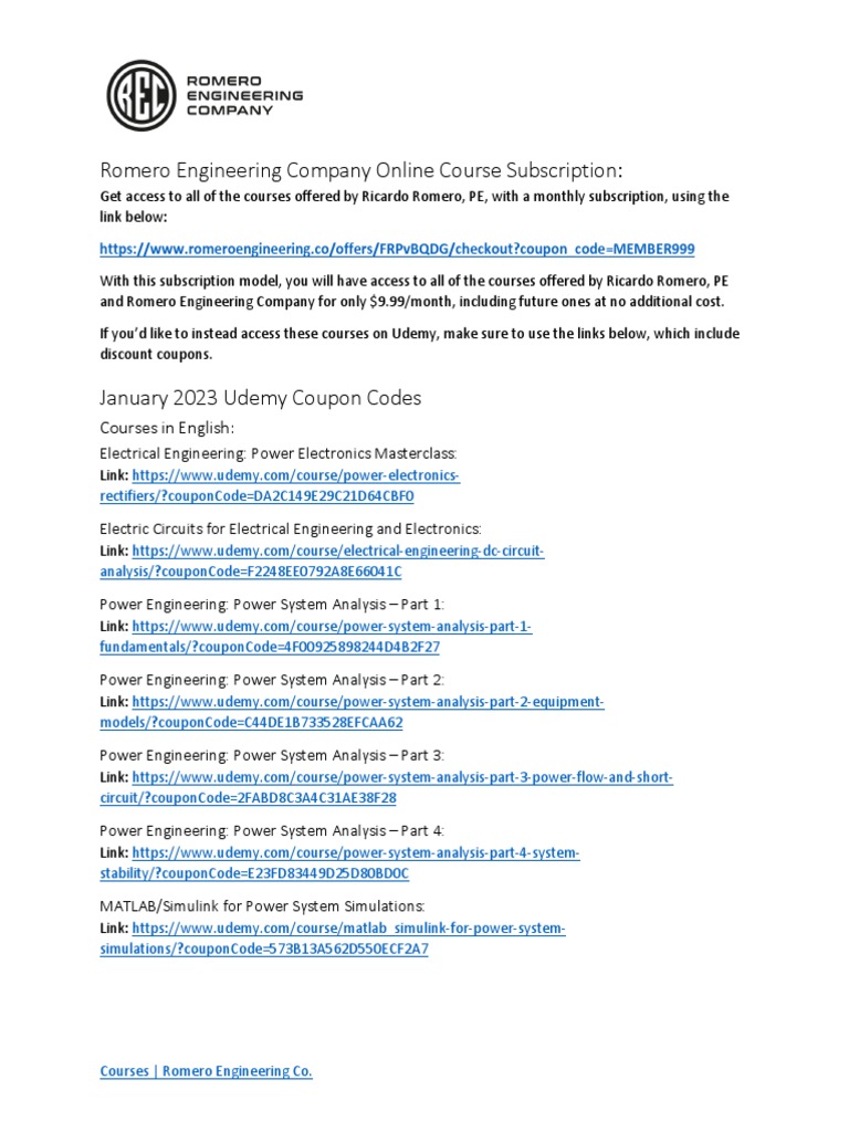 January 2023 Coupon Codes | PDF