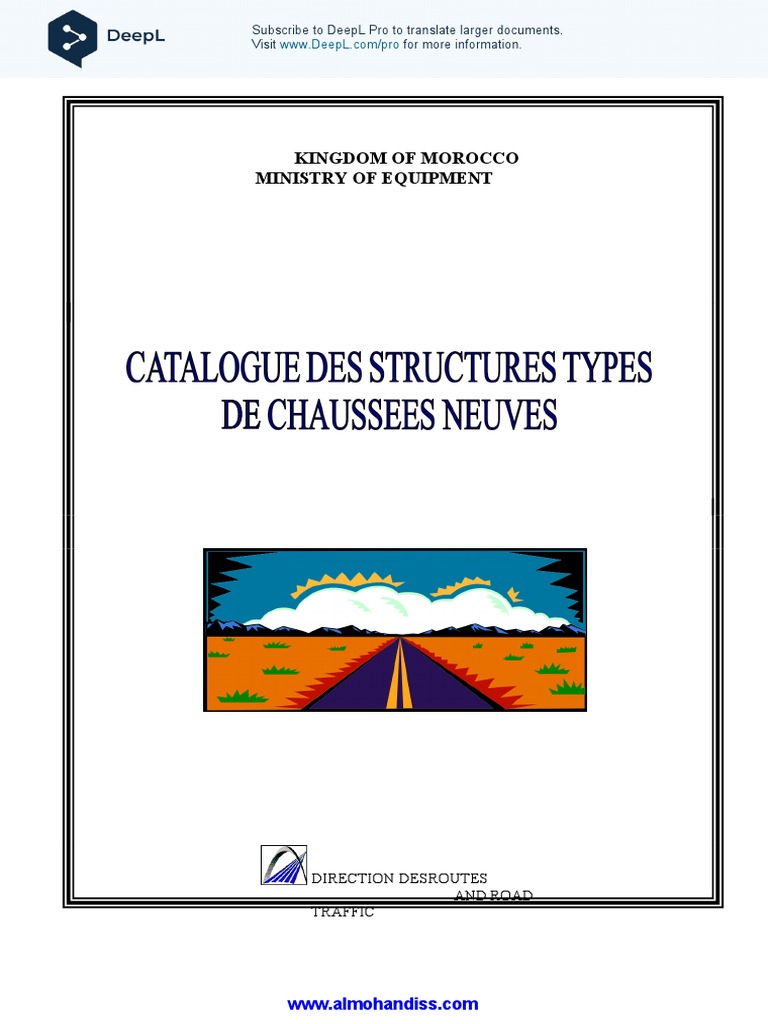 16. Catalogue des structures types de chaussées neuves en | PDF | Road Surface | Geotechnical ...
