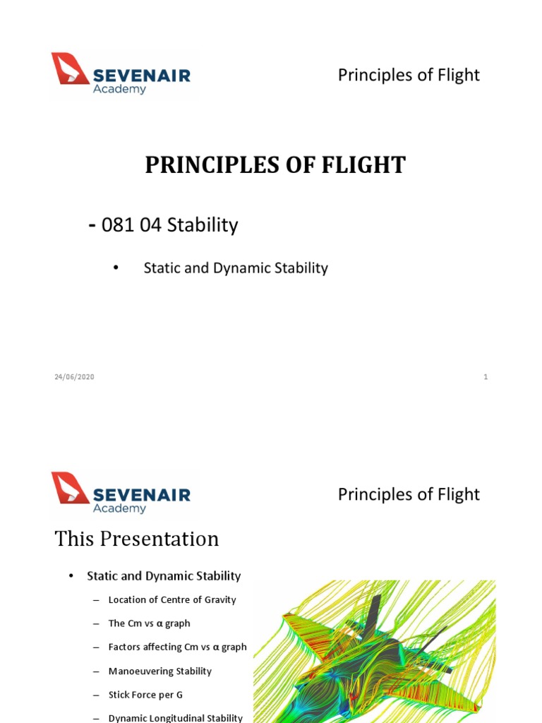 PoF 8 Static and Dynamic Stability | PDF | Flight Dynamics (Fixed Wing ... PoF 8 Static and Dynamic Stability | PDF | Flight Dynamics (Fixed Wing ...
