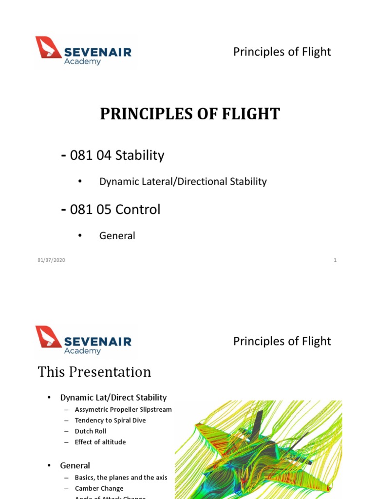 Dynamic Stability in Aircraft Flight | PDF | Flight Control Surfaces ...