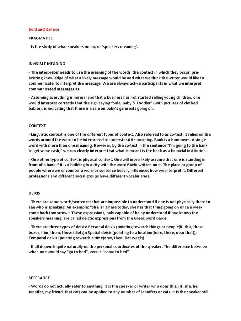 Yule Chapter 8 Notes PDF Question Cognitive Science