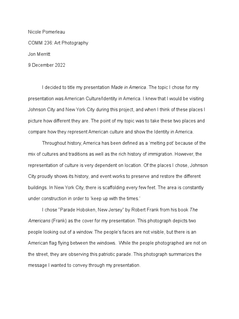 Photo Series Paper-2 | PDF