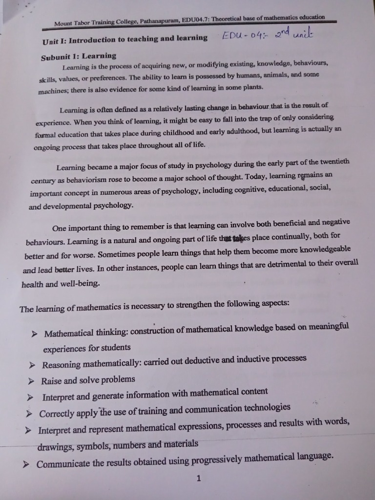 Methodology - Unit 2 | PDF | Teaching Method | Learning