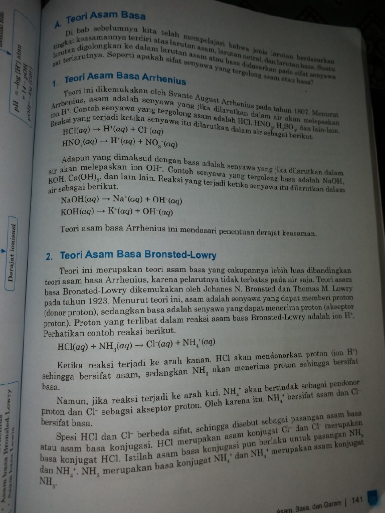 Teori Asam Dan Basa | PDF