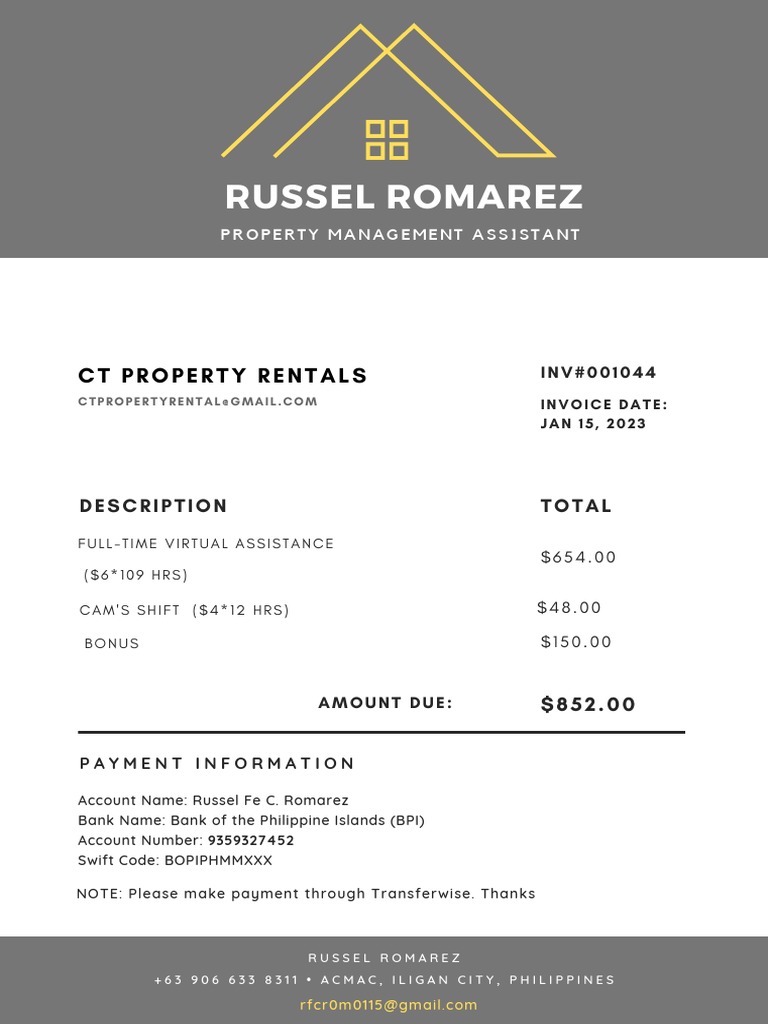 Invoice - CT Brothers | PDF