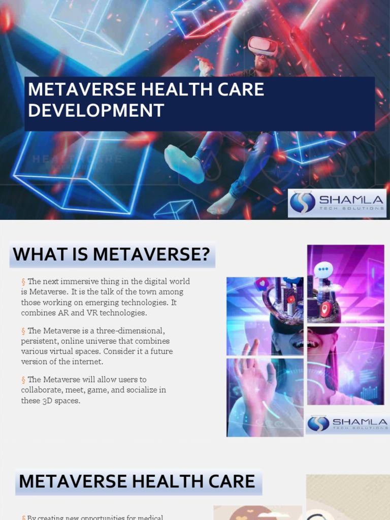 Metaverse Health Care Development | PDF | Health Care | Virtual Reality