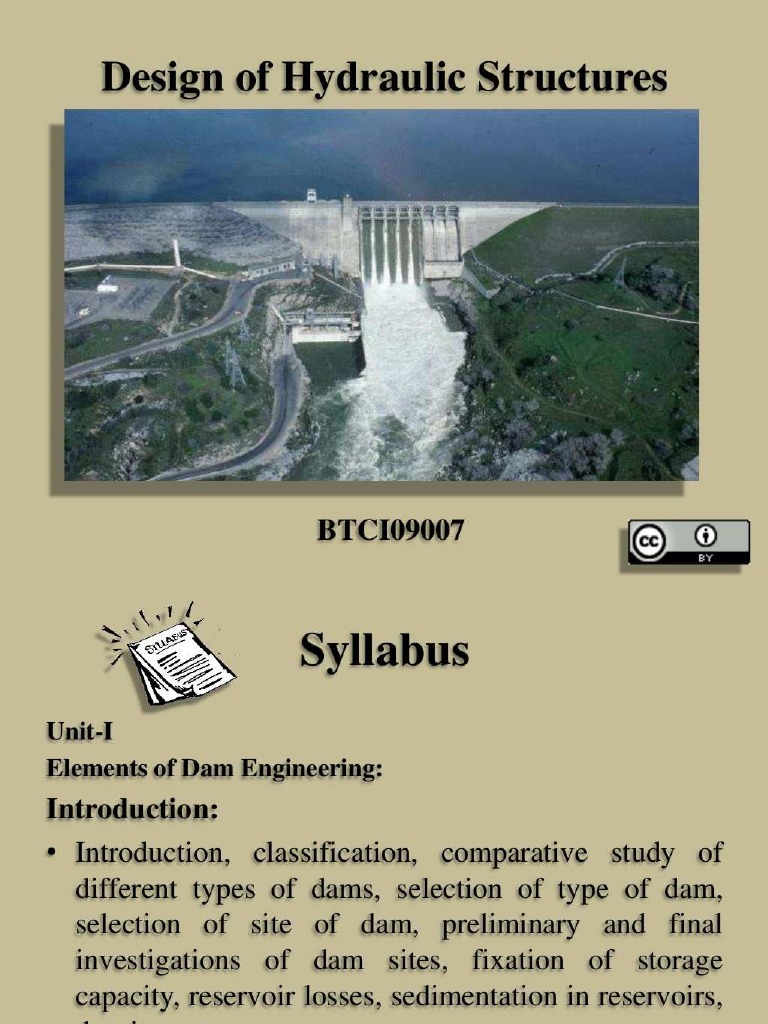 PDF Design of Hydraulic Structures Compress | PDF