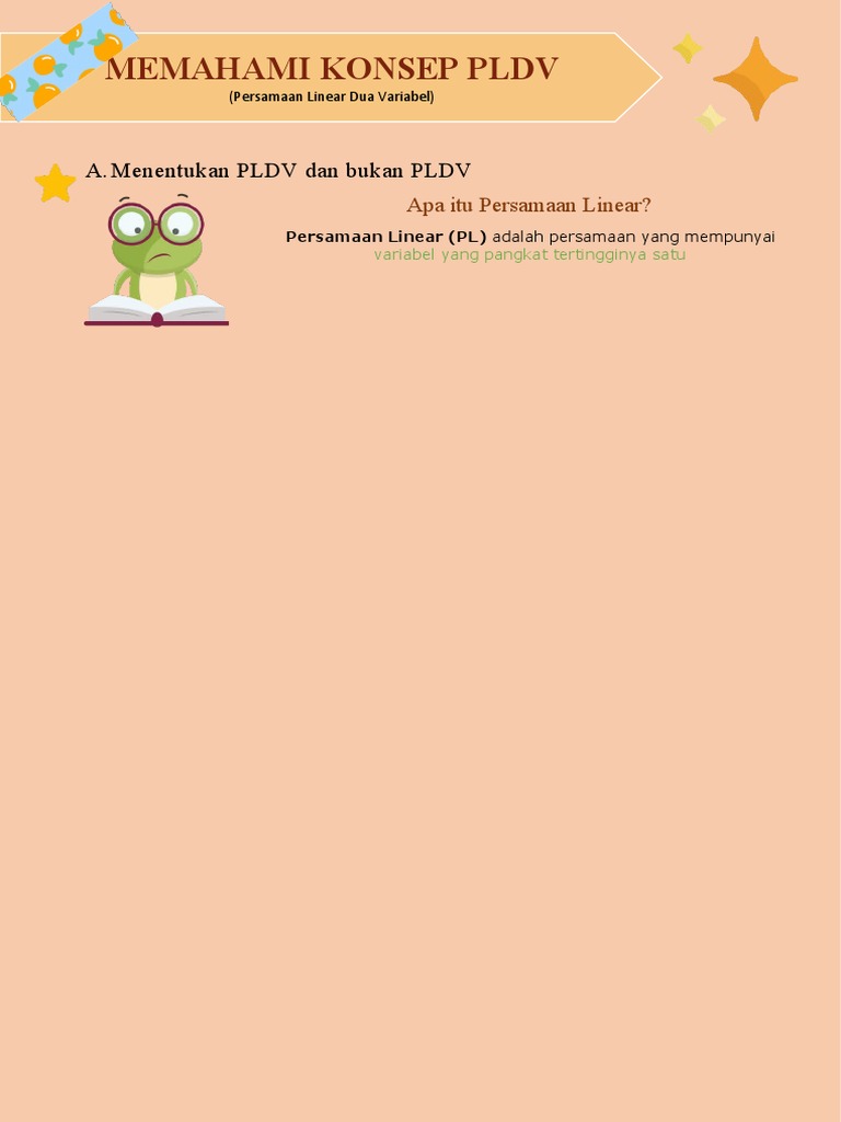 Panduan Lengkap PLDV dan SPLDV | PDF