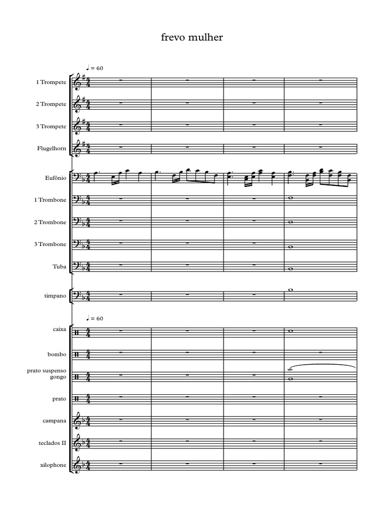 Frevo Mulher - Partitura Completa | PDF | Ouverture (échecs) | Échecs