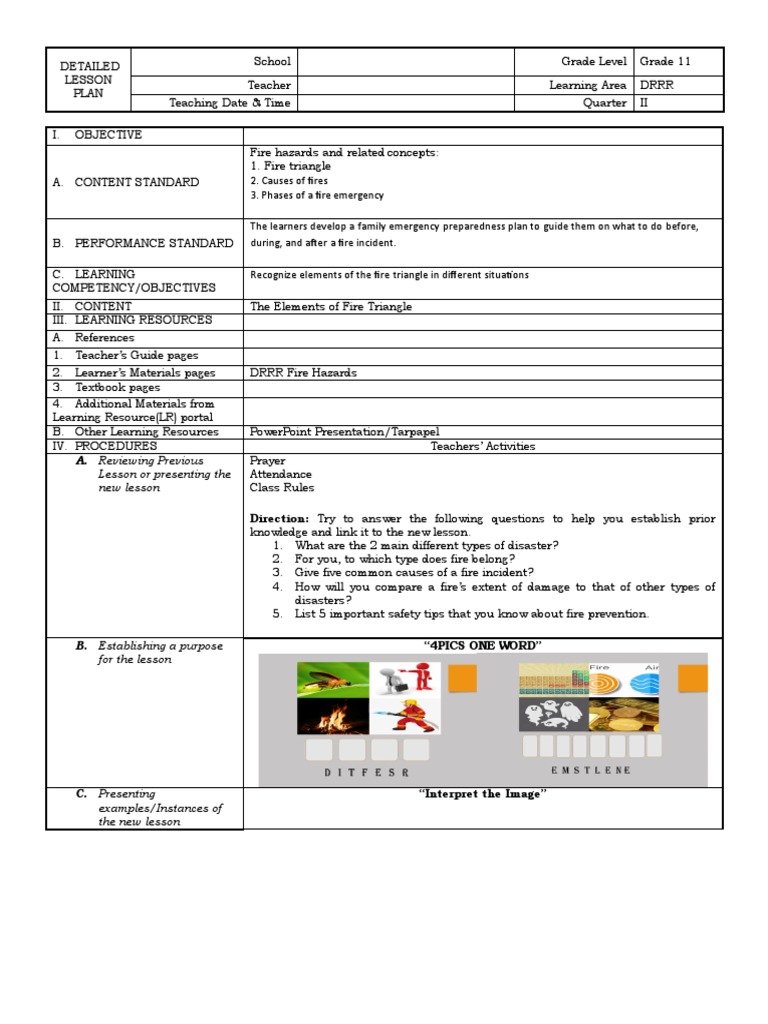 The Elements of Fire Triangle | PDF | Fires | Learning