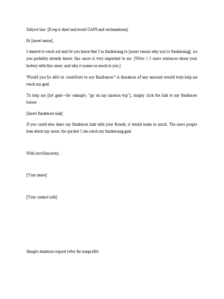 A Guide to Writing Effective Fundraising Letters for Individuals and ...