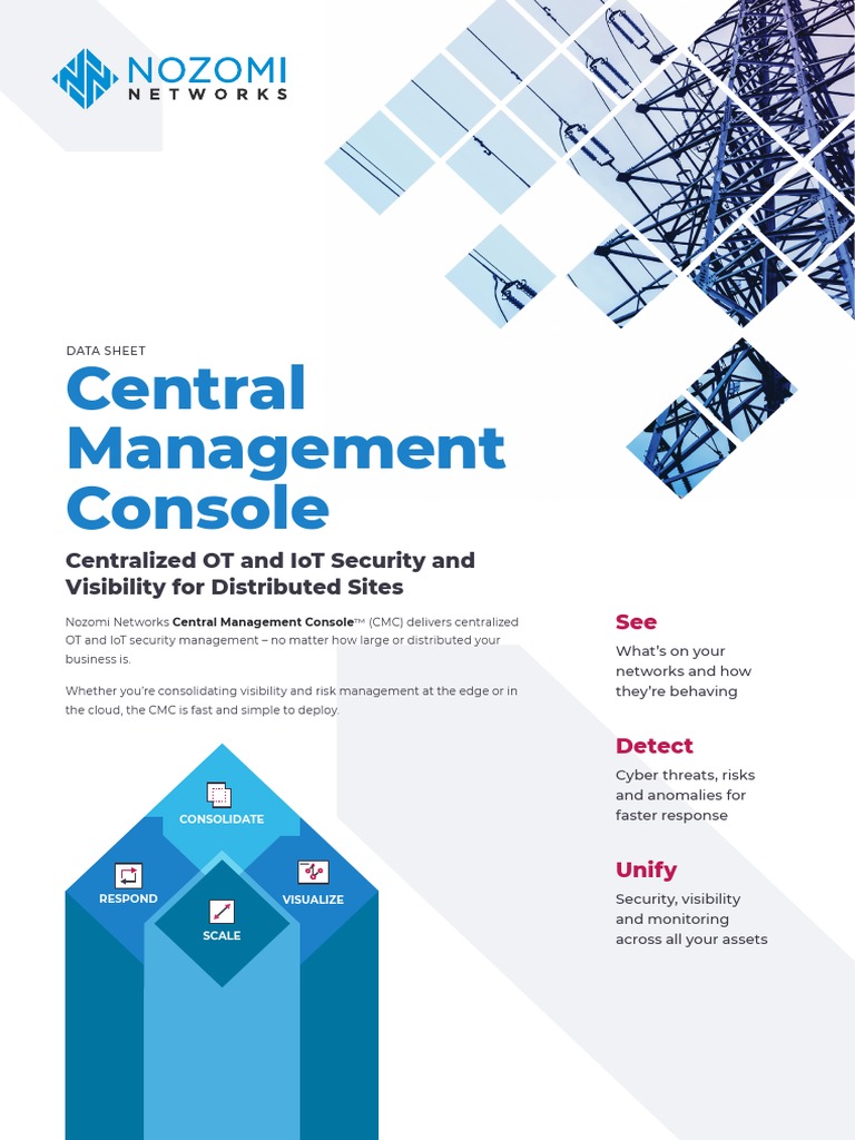 Nozomi Networks CMC Data Sheet A4 | PDF | Internet Of Things | Computer ...