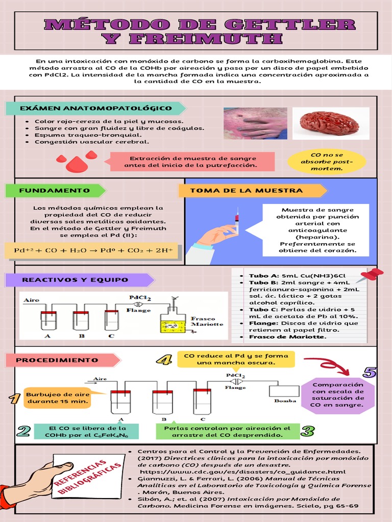 Método de Gettler para CO en sangre | PDF | Monóxido de carbono ...
