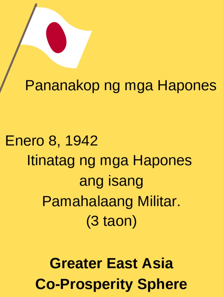 AP 6 Q2 Pananakop NG Mga Hapones | PDF