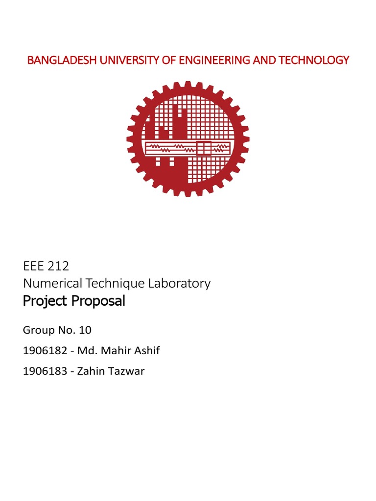 Matlab Project Proposal | PDF Matlab Project Proposal | PDF