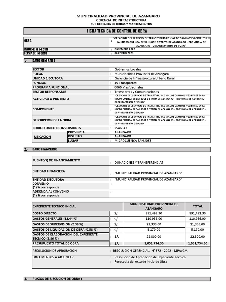 Ficha Tecnica | PDF | Economias | Sectores Economicos