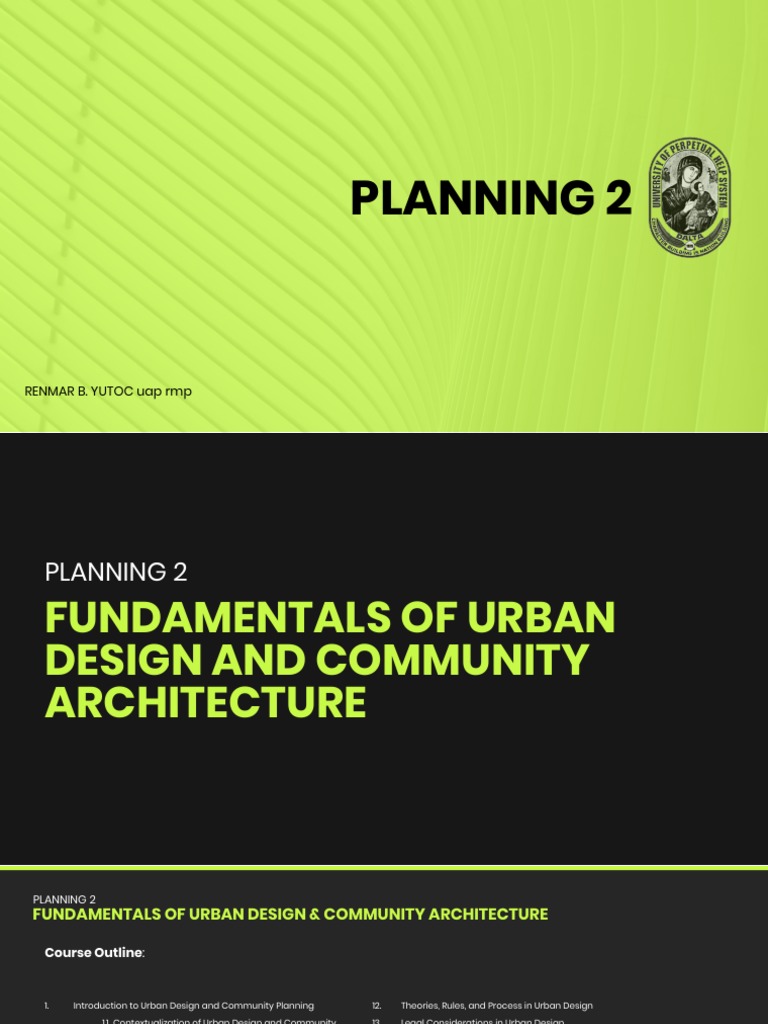 Planning 2 Final Lecture | PDF | Theory | Design