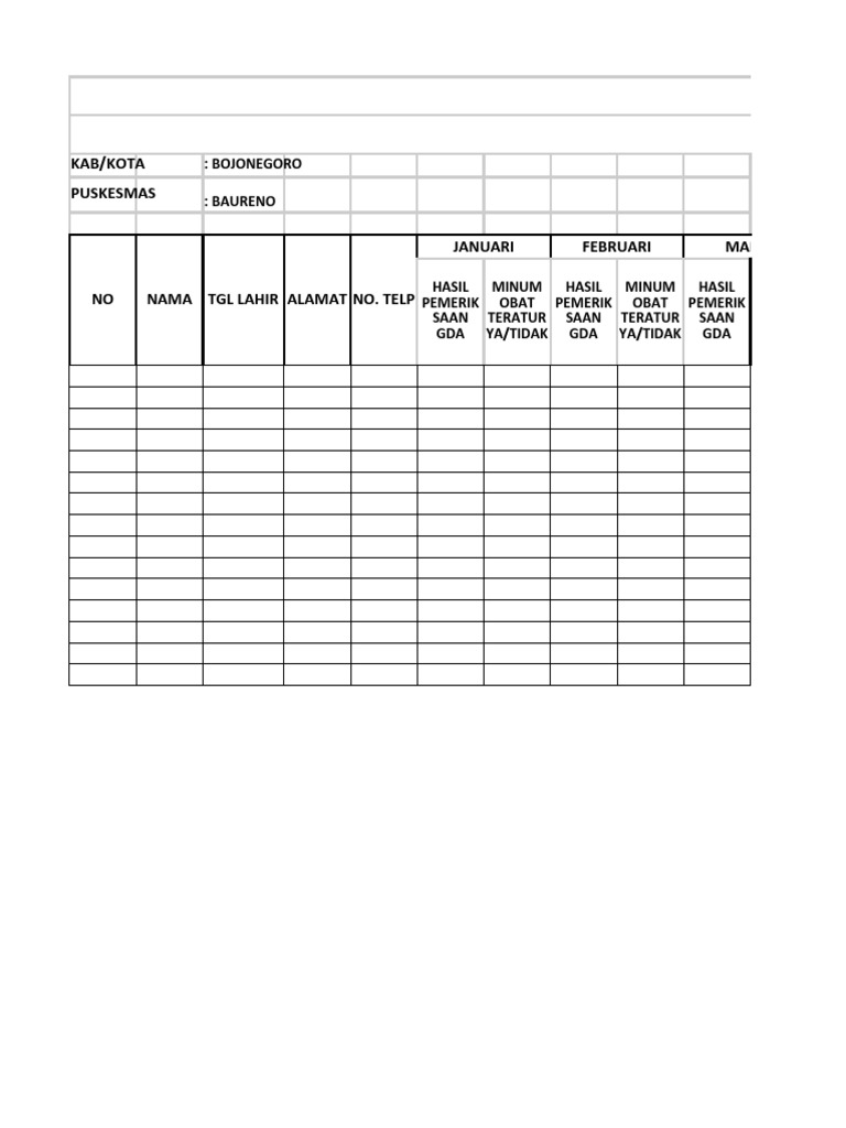 KOHORT HT Dan DM TAHUN 2023 | PDF