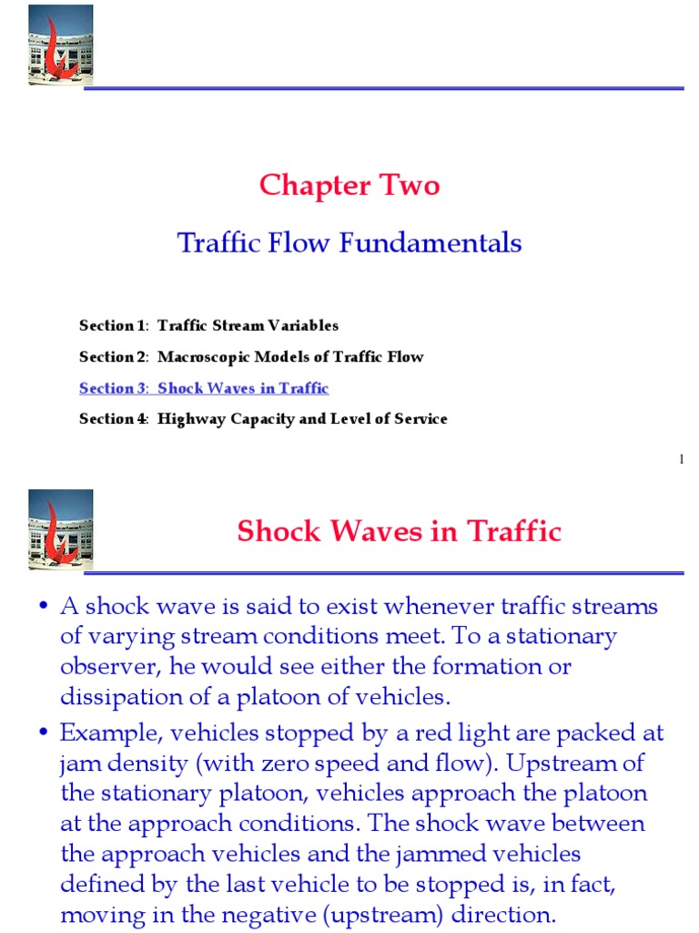 Chapter 2C | PDF | Shock Wave | Traffic