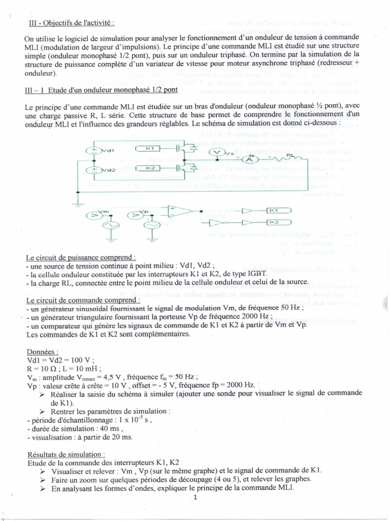 Cours Onduleurs | PDF