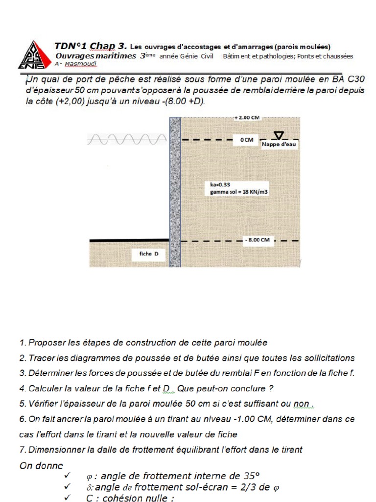 Construction de paroi moulée et murettes | PDF