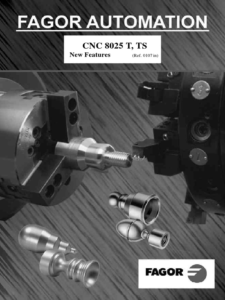 CNC 8025 T, TS: New Features | PDF | Numerical Control | Parameter ...