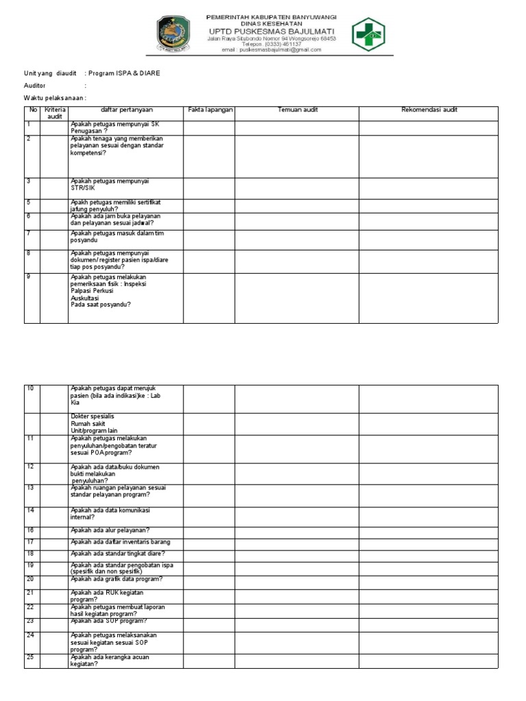 Audit Ispa&diare | PDF
