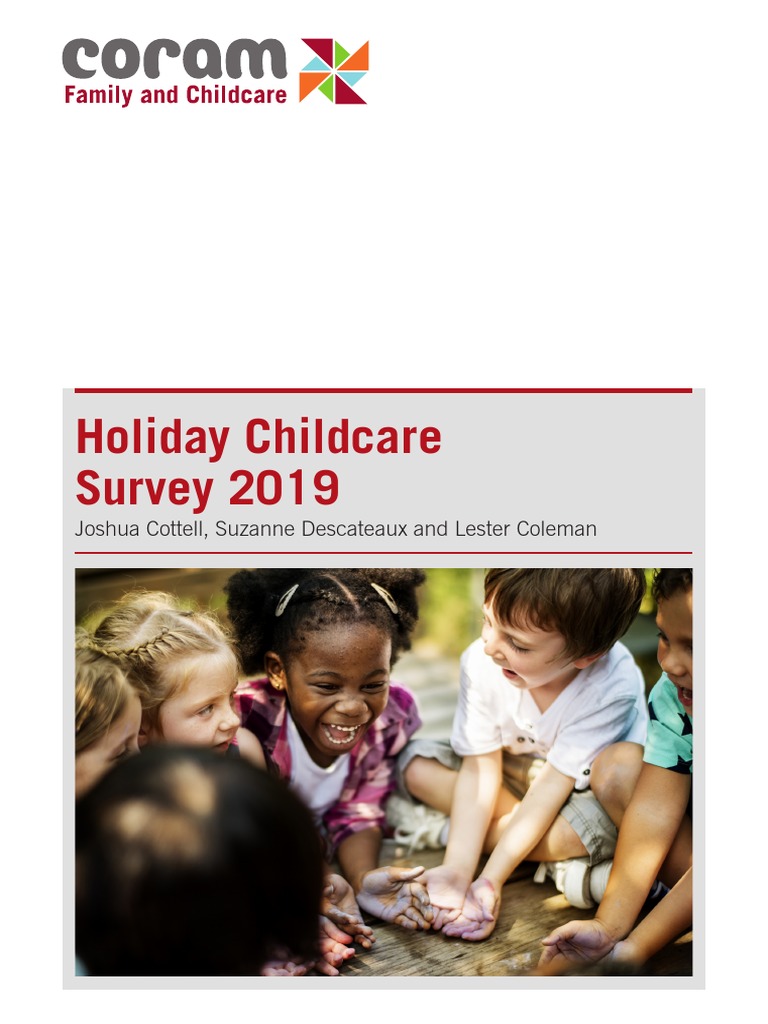 Holiday Childcare Survey 2019 - Coram Family and Childcare | PDF ... Holiday Childcare Survey 2019 - Coram Family and Childcare | PDF ...