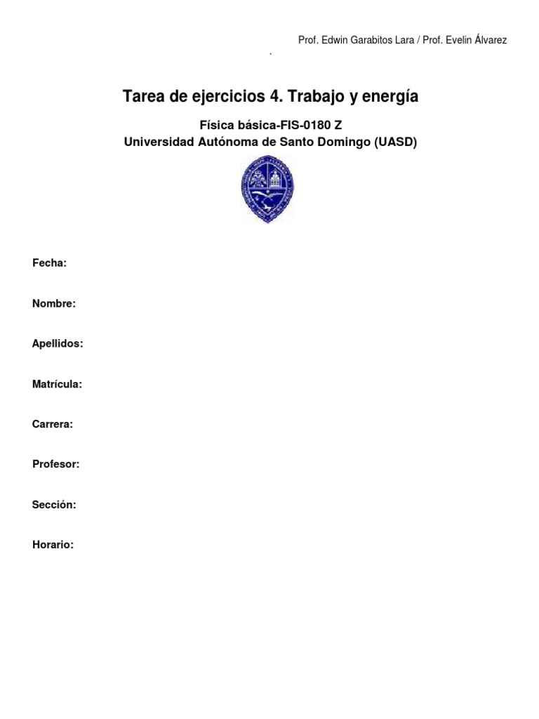 Tarea de Ejercicios 4C 1 - 2022-1 | PDF
