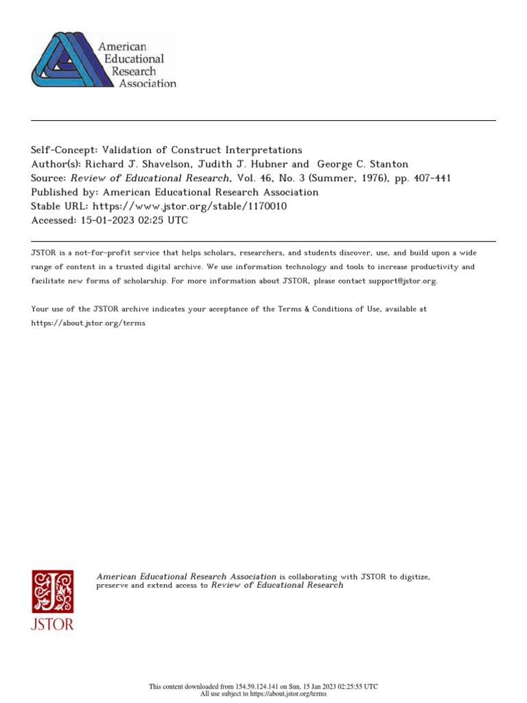 American Educational Research Association Review of Educational ...