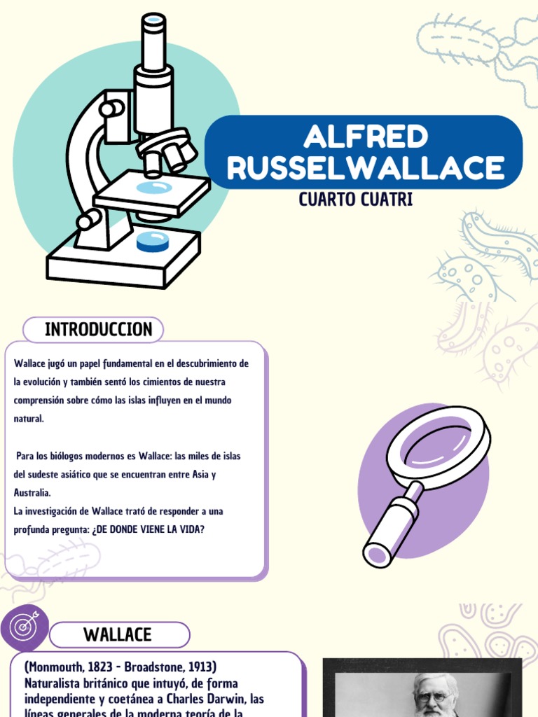 Biografía de Alfred Russel Wallace | PDF | Alfred Russel Wallace ...