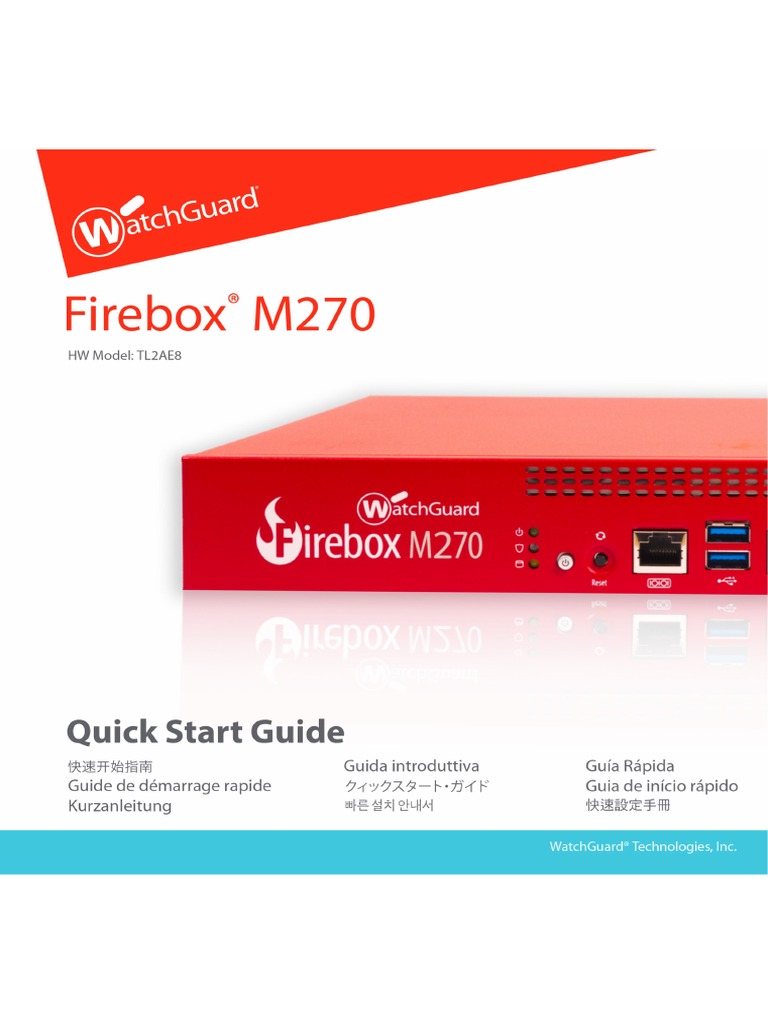 Firebox M270 QuickStart Guide | PDF