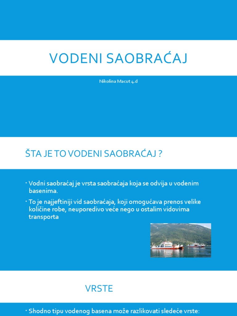 Pomorski Saobracaj | PDF