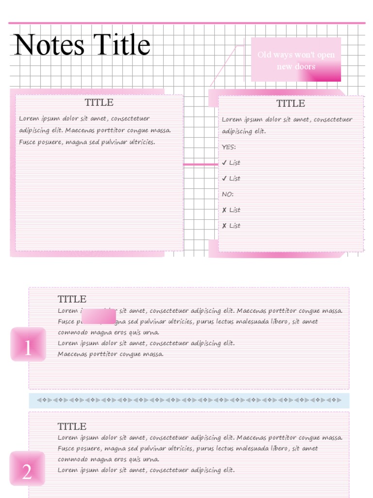 Aesthetic Notes Template Guide | PDF | Technology & Engineering
