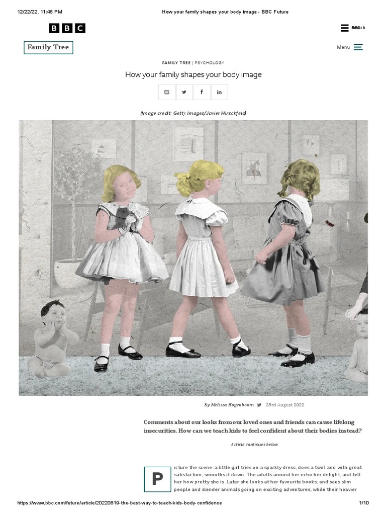 How Your Family Shapes Your Body Image - BBC Future | PDF | Body Image ...