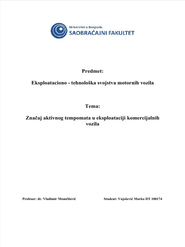 Vdocuments - MX Aktivni-Tempomat | PDF