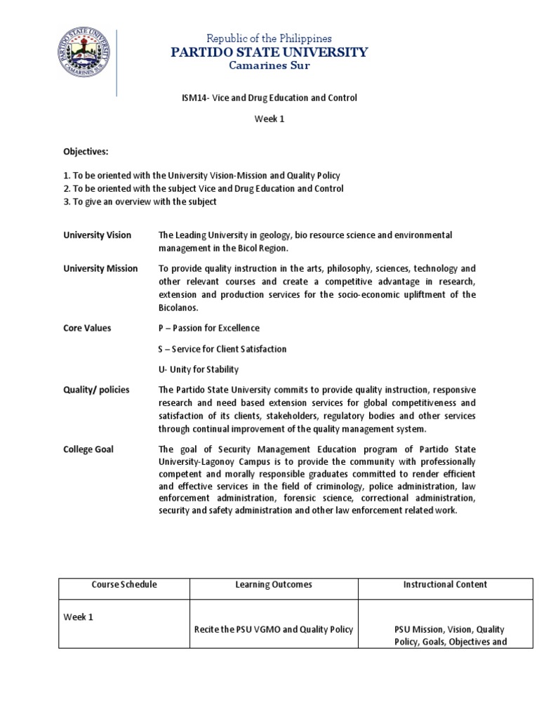 CDI7 Module 1 Week 1 | PDF | Drugs | Substance Abuse