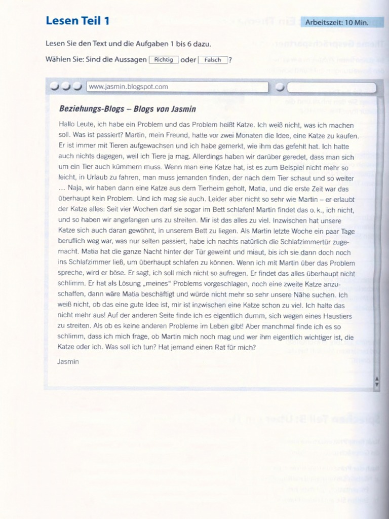Lesen 1 | PDF