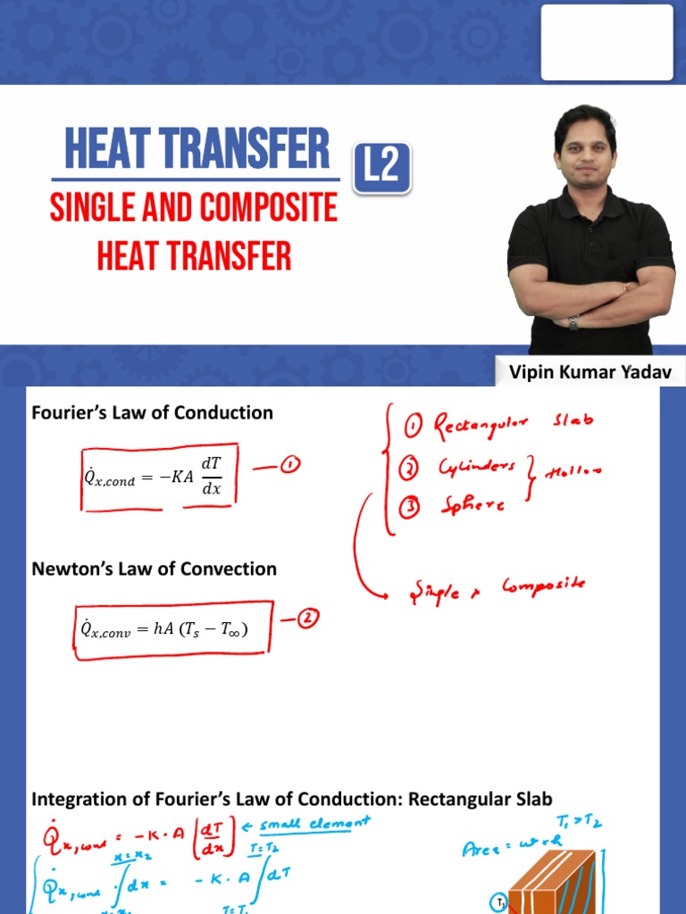 L-2 Single and Composite Heat Transfer | PDF | Thermal Insulation ...