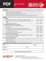SM Work Permit Form | PDF | Fires | Hazards