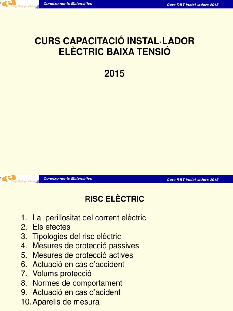 Risc Elèctric | PDF
