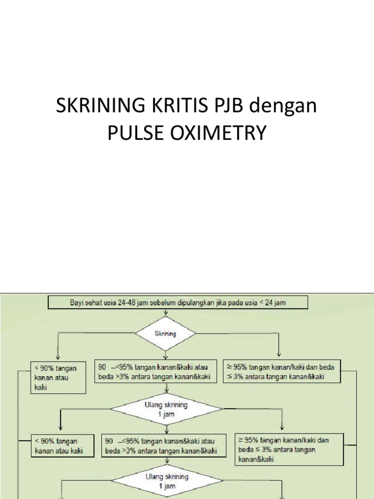 KRITIS PJB Dengan PULSE OXIMETRY | PDF