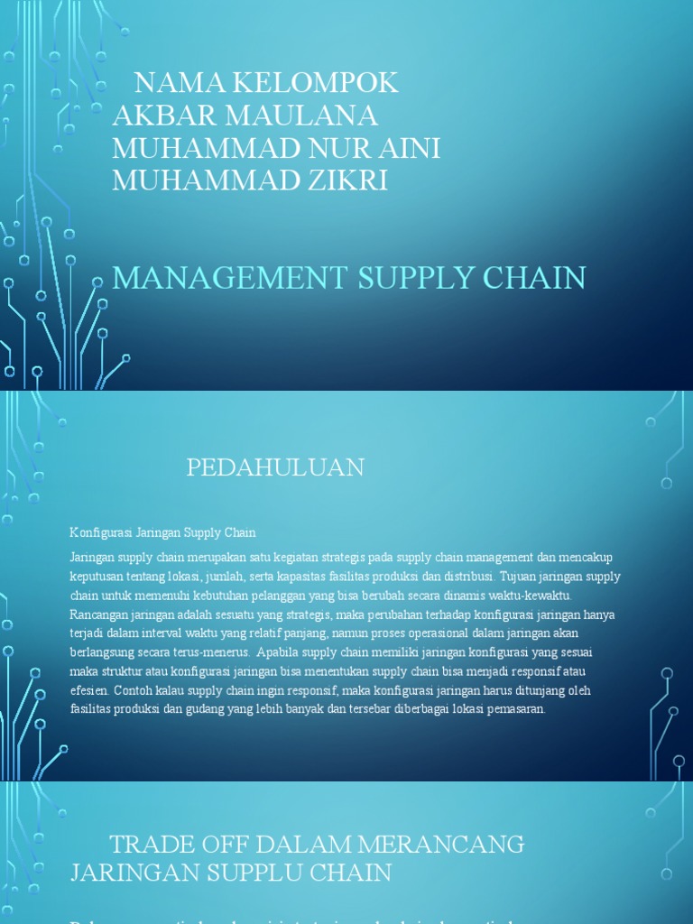 Tugas PPT SCM Konfigurasi Jaringan | PDF