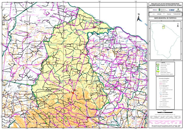 Mapas Municipais Itapipoca 2021 | PDF