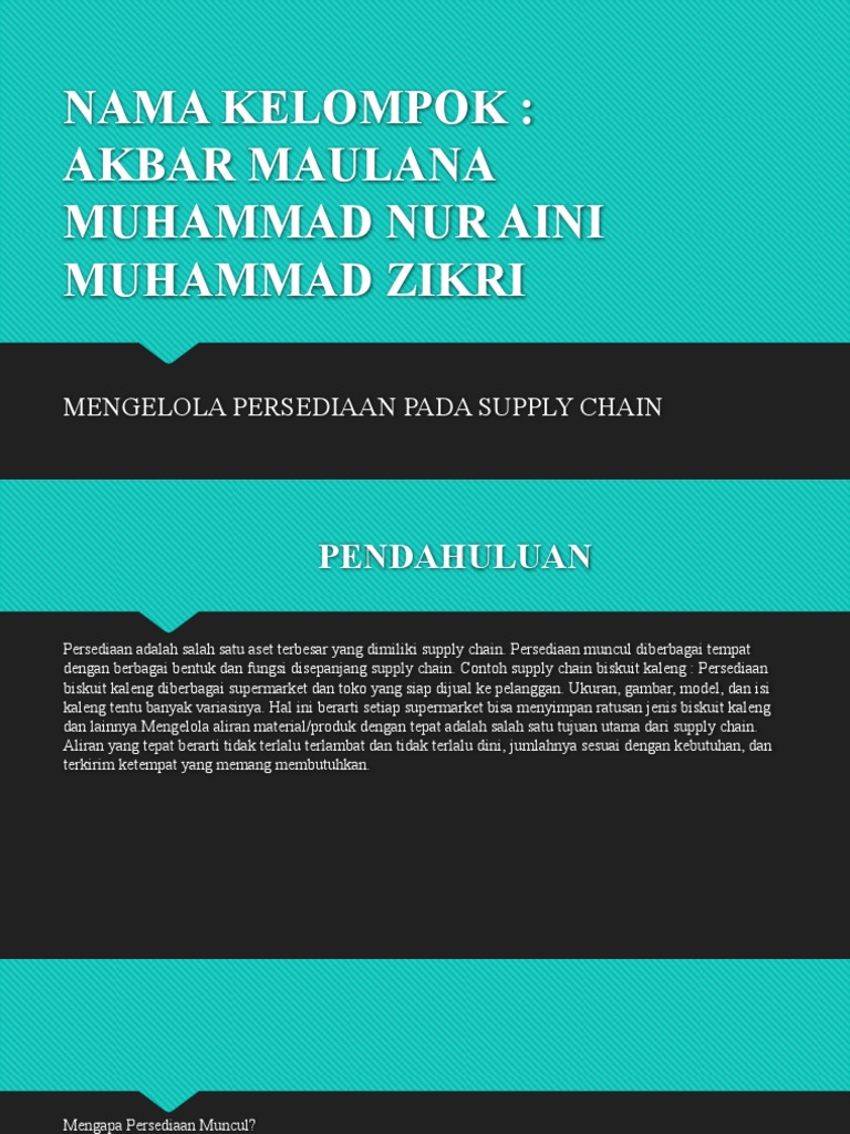 SCM Bab 6 13-04-21 | PDF