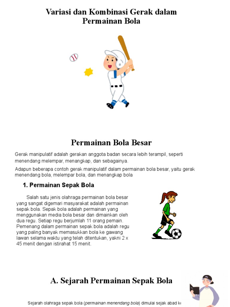 PJOK, Tema 1 Bola Kaki | PDF