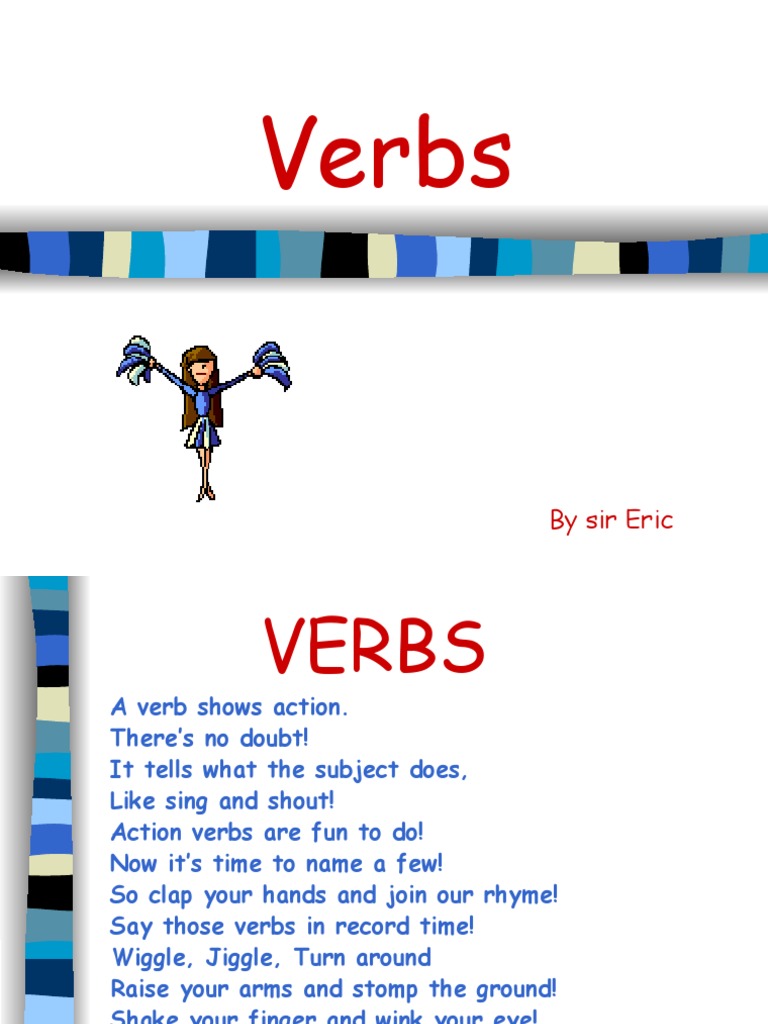 Verbs Power Point 1 Pdf
