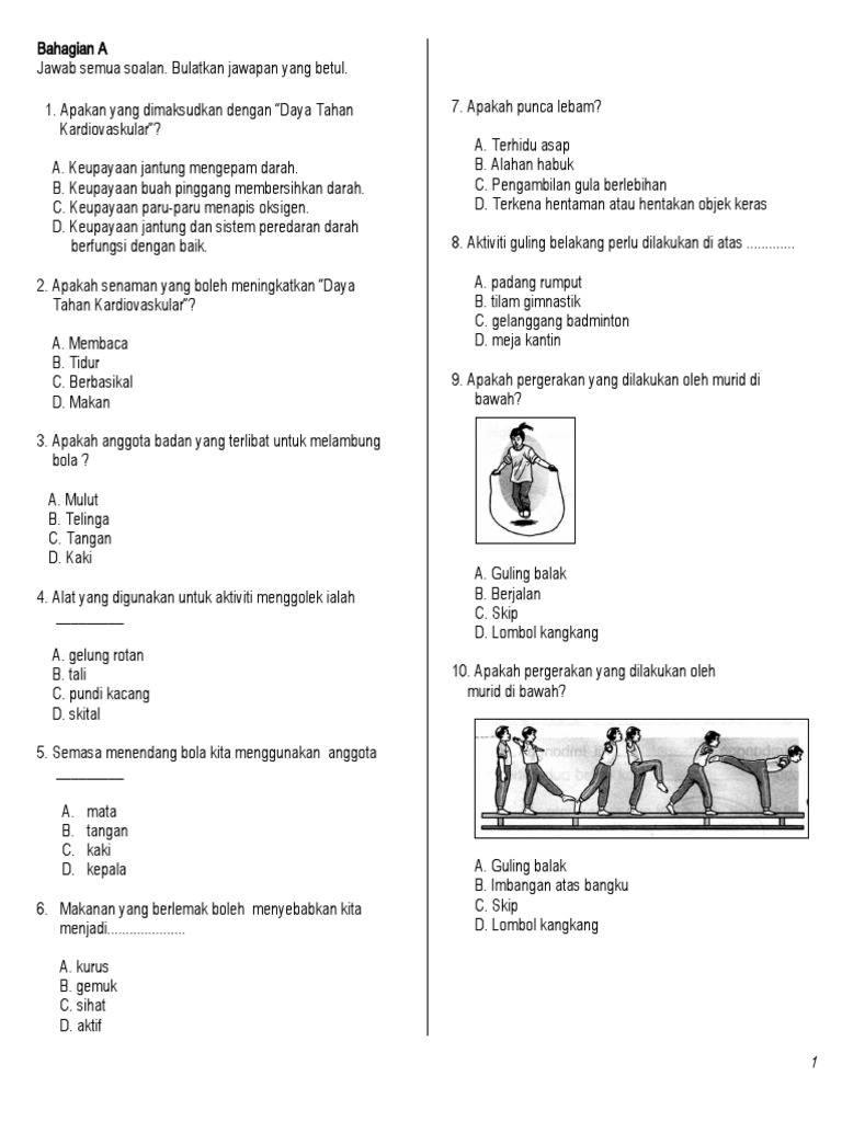 Uasa PJPK Tahun 3 2022-2023 | PDF