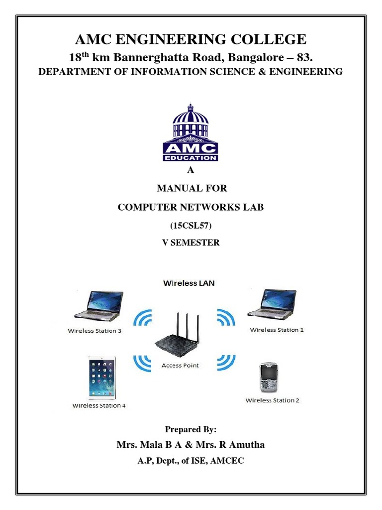 CN Lab Manual FINAL 2018 | PDF | Engineering | Transmission Control ... CN Lab Manual FINAL 2018 | PDF | Engineering | Transmission Control ...